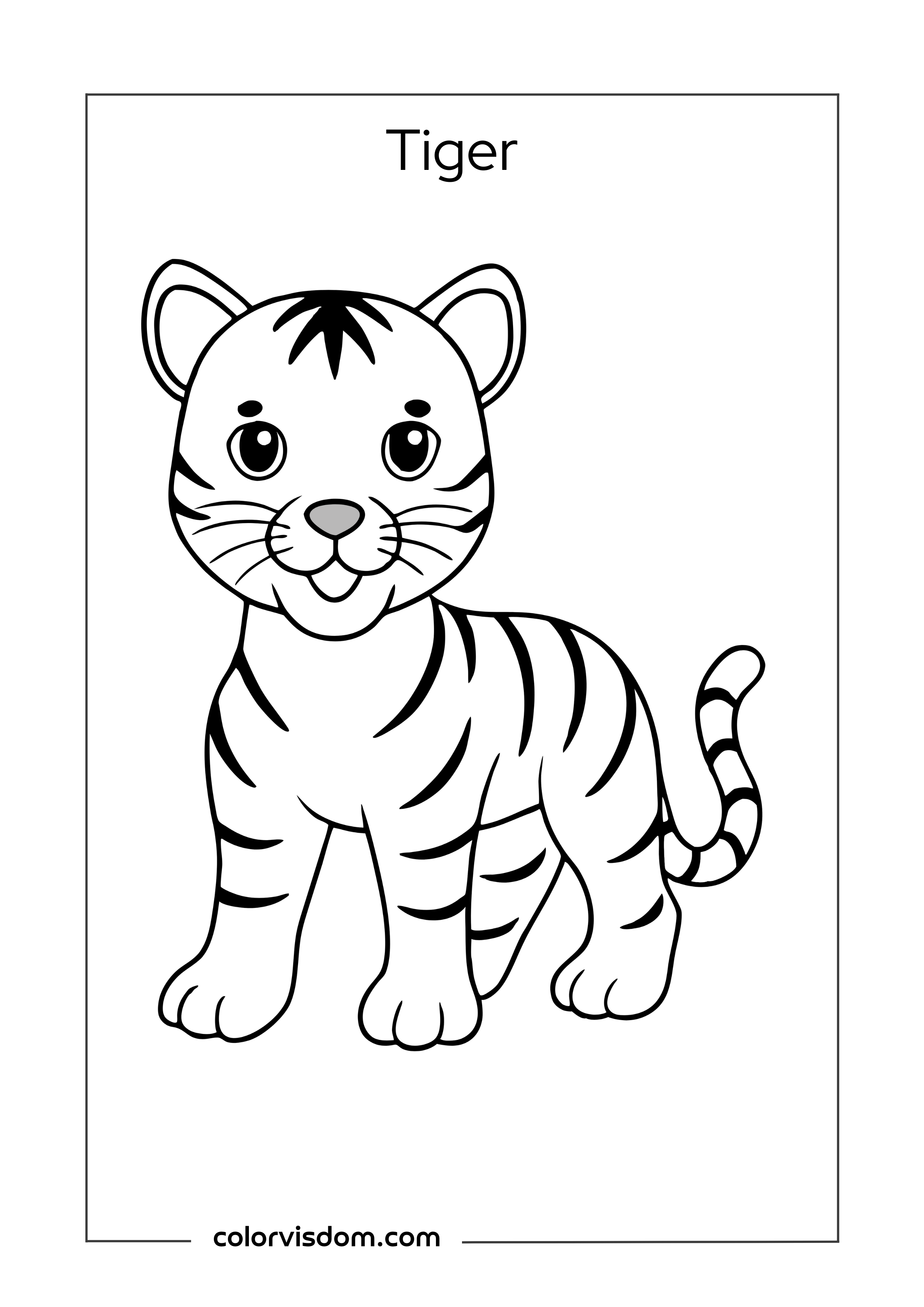 Free Cute Animal Coloring Pages | 100+ Adorable Printables- Colorvisdom