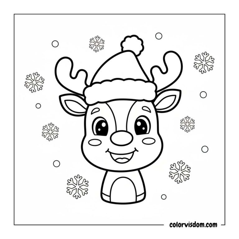 Christmas Coloring Pages for Kids – Fun Holiday Art - Colorvisdom