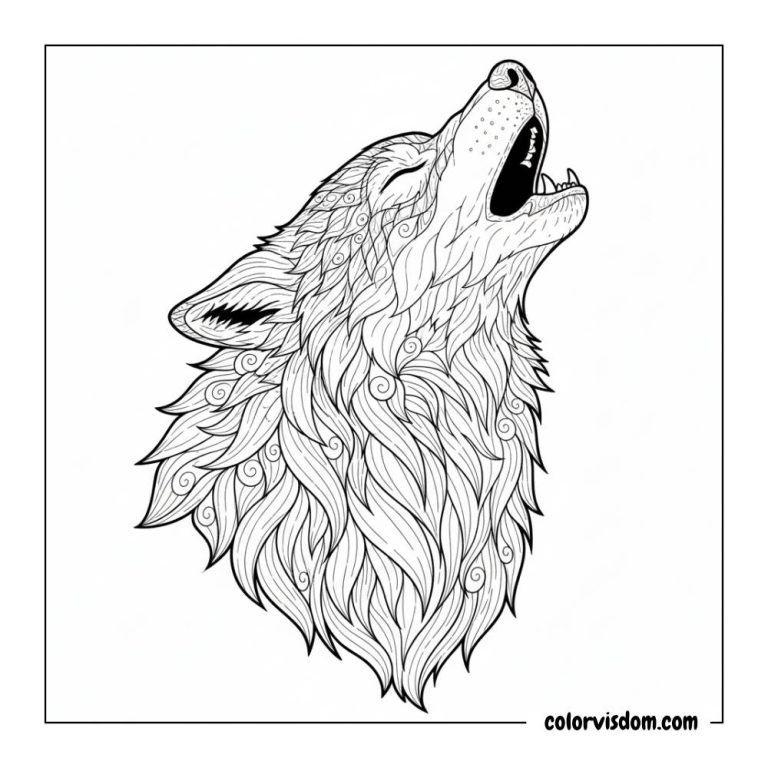 Monochrome Coloring Pages – Free Printable Designs - Colorvisdom