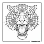 Monochrome Coloring Pages – Free Printable Designs - Colorvisdom