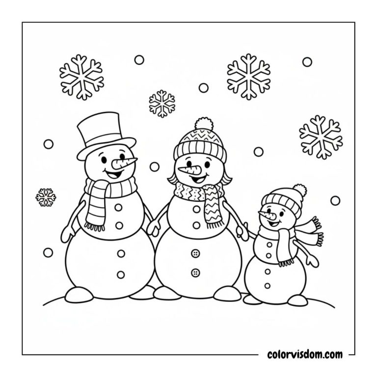 Christmas Coloring Pages for Kids – Fun Holiday Art - Colorvisdom