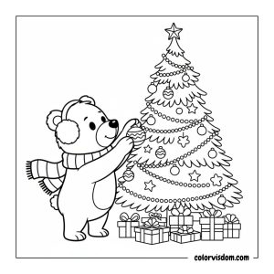Christmas Coloring Pages for Kids – Fun Holiday Art - Colorvisdom